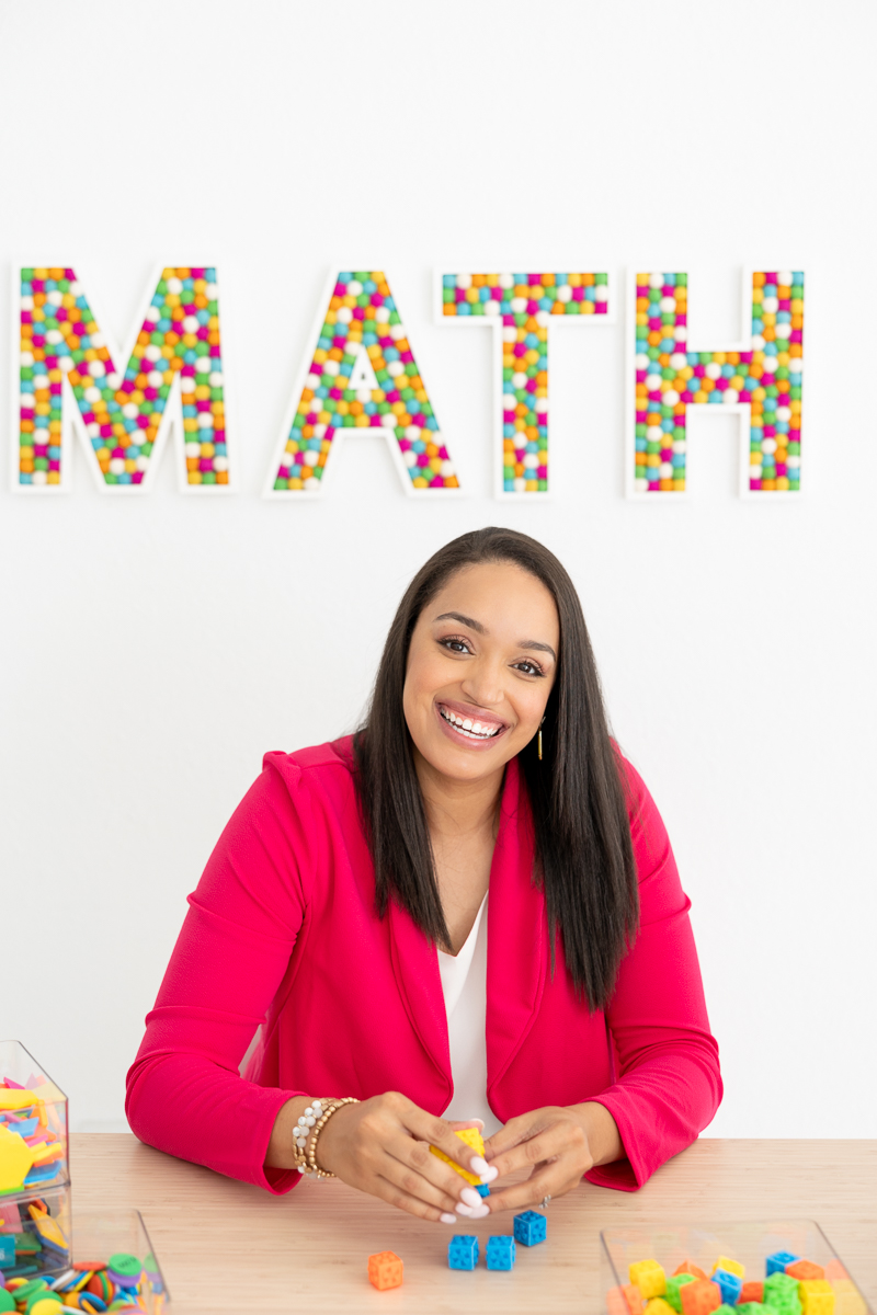 Brand session with teacher Brittany from Mix and Math