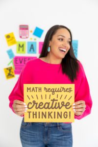 Brand session with teacher Brittany from Mix and Math