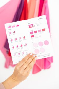 Color analysis specialist Katie of House Of Colour Brand Session